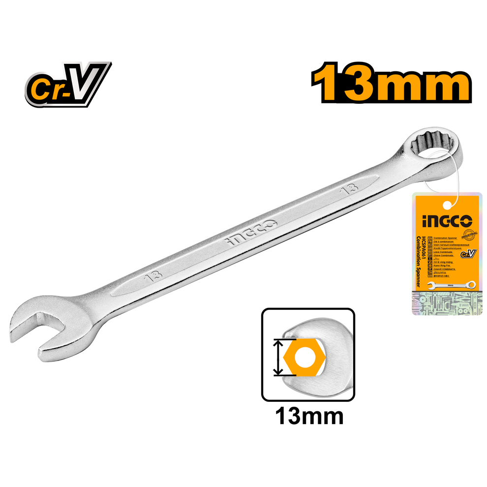 Ingco Spanner Combination 13Mm – Northern Bolt & Tool