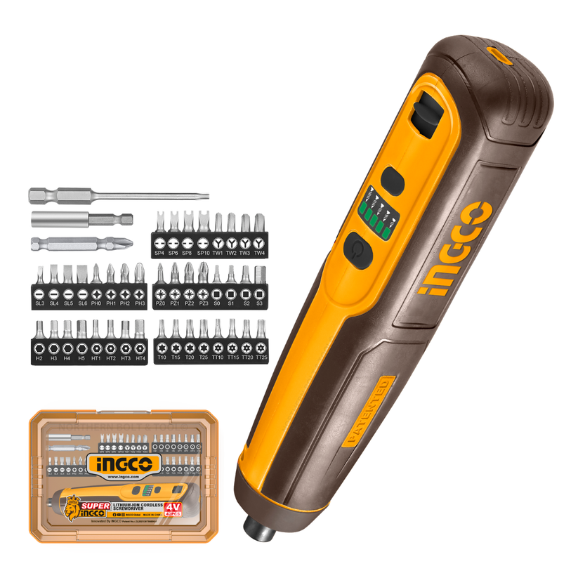Ingco Cordless Screwdriver 5Nm 4V – Northern Bolt & Tool