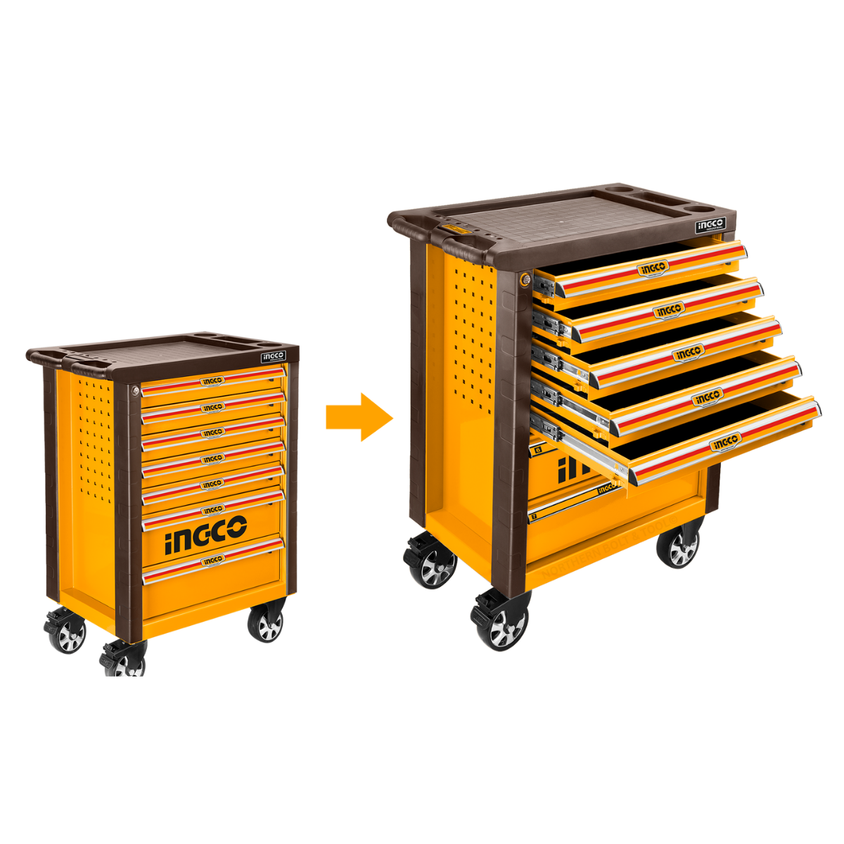 Special - Ingco Tool Chest Set 356 pcs (NEW) – Northern Bolt & Tool
