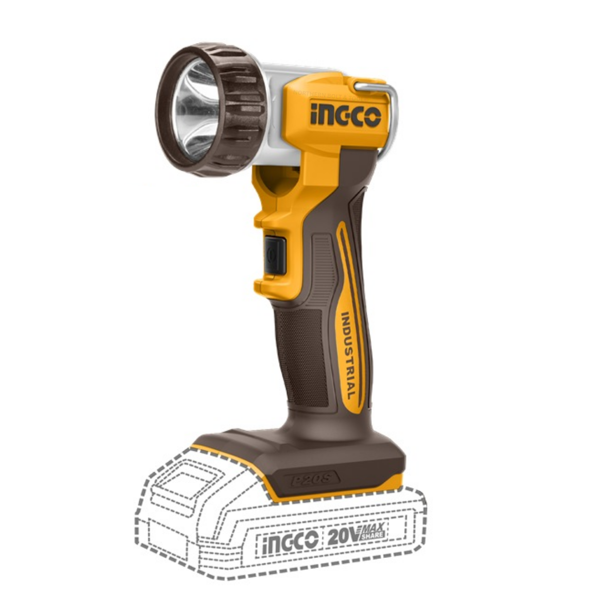 Ingco Cordless Work Lamp 450 Lumens 20V (Tool Only) – Northern Bolt & Tool