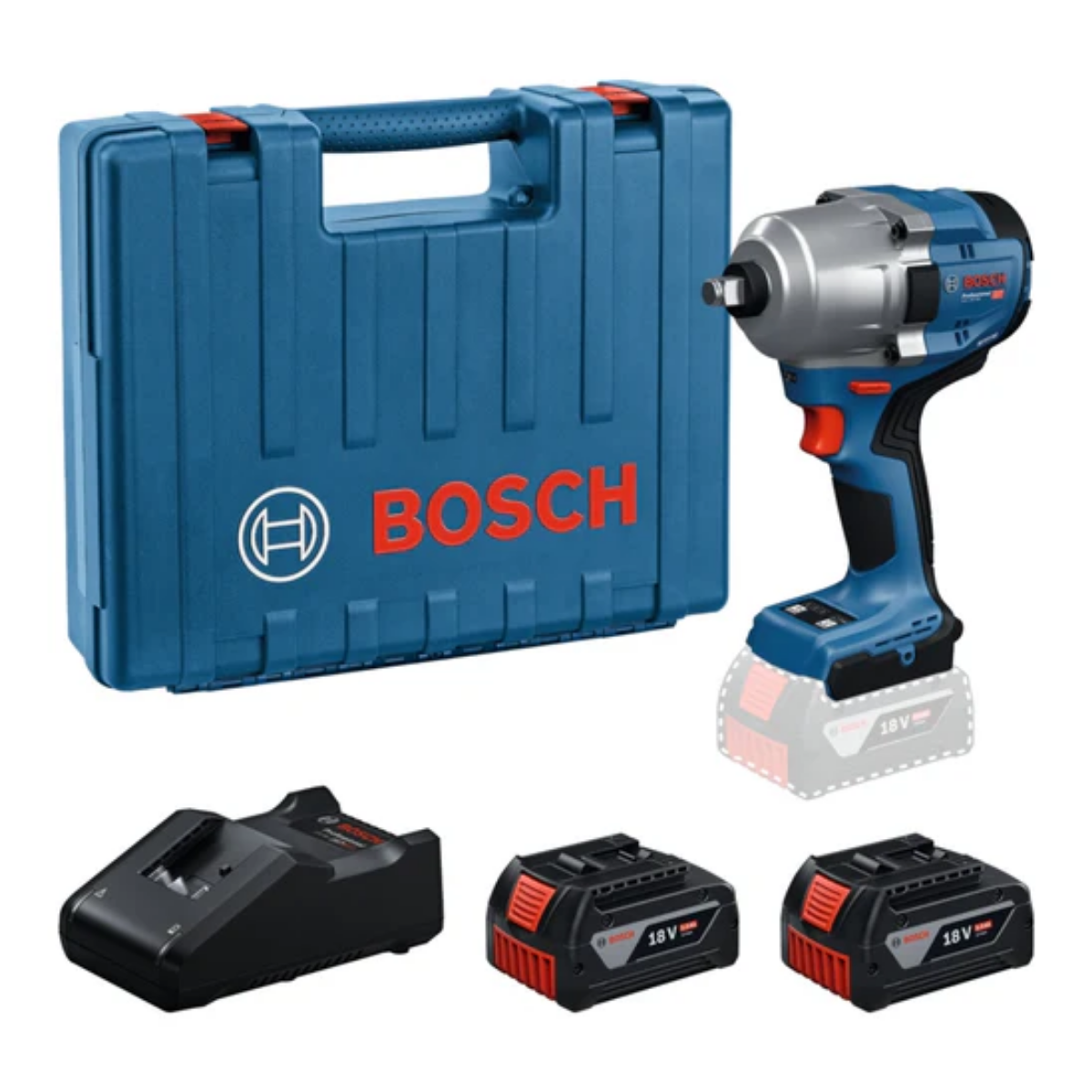 Bosch Cordless Impact Wrench GDS 18V-780 Kit - 1000Nm Breakaway Torque ...