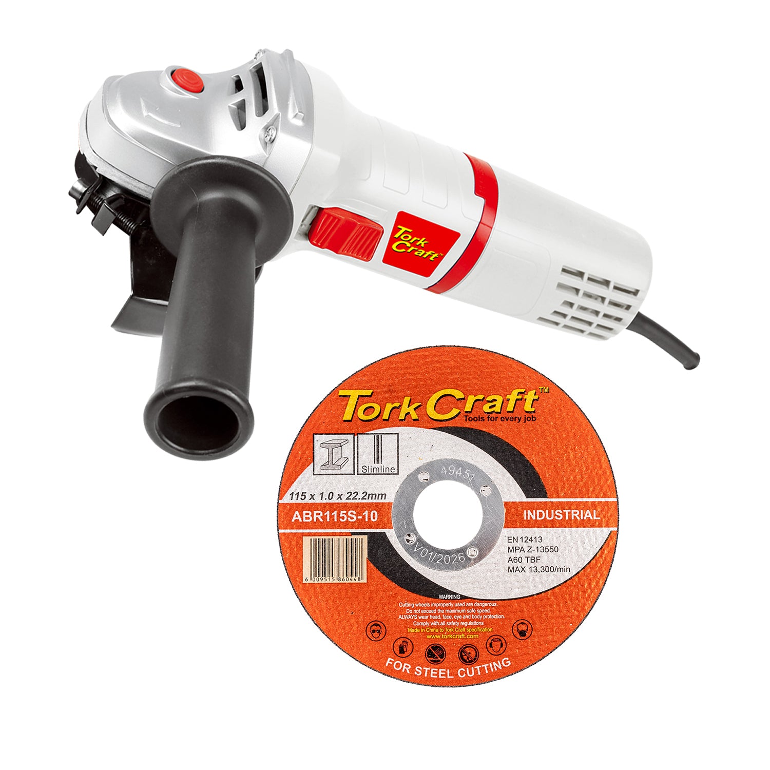 Tork Craft Abr115S-10 X600 With Angel Grinder Tcag0115 X1 – Northern ...
