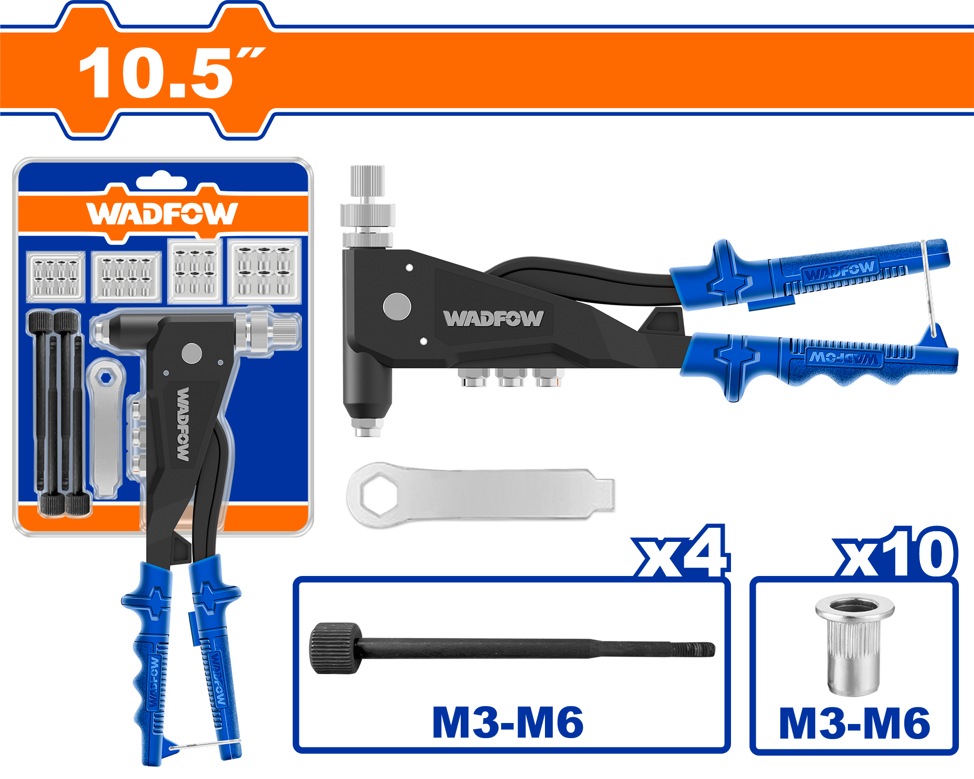Wadfow Rivet nut gun kit – Northern Bolt & Tool