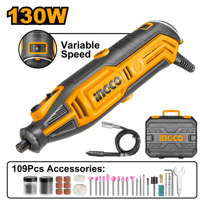 Ingco Mini Grinder 130w – Northern Bolt & Tool