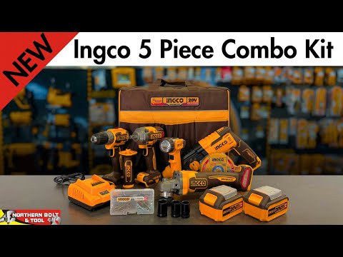 Special - Ingco 5 Piece Li-Ion Industrial Combo Kit – Northern Bolt & Tool