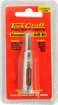 Tork Craft Diamond Core Bit 12Mm For Tiles – Northern Bolt & Tool