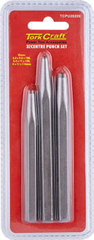 Tork Craft Center Punch Set 3Pc – Northern Bolt & Tool